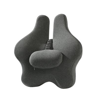 China Hotel Memory Foam Lower Back Pain Pillow with Lumbar Support and Custom Logo Accepted for sale