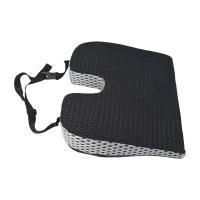 China Bravo Black Coccyx Wedge Orthopedic Memory Foam Seat Cushion for Tailbone Pain Relief for sale