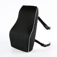 China Customized Cooling Gel Memory Foam Lumbar Support Cushion for Lower Back Pain Relief for sale