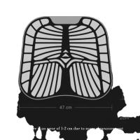 China Breathable Chair Pads Honeycomb Design Absorbs Pressure Egg Gel Seat Cushion for Car for sale