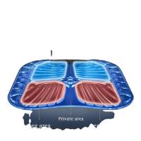 China Breathable Chair Pads Honeycomb Design Absorbs Pressure Egg Gel Seat Cushion for Car for sale