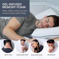 China Massage Square Latex Memory Foam Pillow with Unpick and Washable Functionality for sale