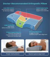 China Cervical Spine Graving Pillow for Neck and Analgesic Support Memory Foam Bed Pillow for sale