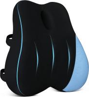 China Adjustable Lumbar Support Office Ergonomic Back Support Waist Lumbar Pillow Anti-Static for sale
