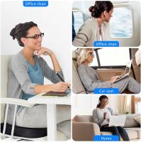 China Comfortable Orthopedic Memory Foam Car Office Chair Seat Cushion with Foldable Design for sale