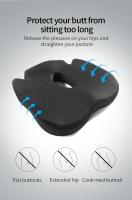 China Custom Logo Accepted Memory Foam BBL Pillow for Pain Relief and Home Seat Function for sale