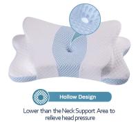 China Home Decor Sofa Cushion Wedge Memory Foam Cervical Pillow for Neck Support for sale