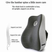 China Memory Foam Massage Lumbar Orthopedic Pillow for Office Chair Car Seat Support Relief for sale