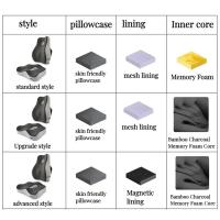 China Memory Foam Massage Lumbar Orthopedic Pillow for Office Chair Car Seat Support Relief for sale