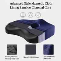 China Memory Foam Seat Cushion Orthopedic Pillow Back Pillow Car Seat Hip Massage Pad Sets for sale