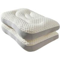 China Relaxing Cervical Spine Massage Pillow with Woven Cotton Cover and Soft Memory Foam for sale