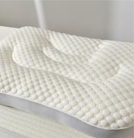 China Relaxing Cervical Spine Massage Pillow with Woven Cotton Cover and Soft Memory Foam for sale