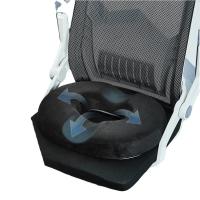 China Pressure Relief Knitted Round Seat Cushion Orthopedic Memory Foam for Office Car Home for sale