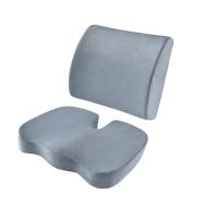 China Anti-Static Polyester Cover Memory Foam Seat Cushion for Wheelchair and Lumbar Support for sale