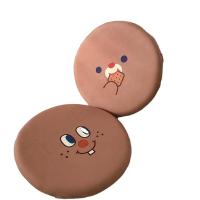China Anti-Skid Round Memory Foam Chair Seat Cushions with Cute Cartoon Design and Anti-Static for sale