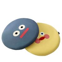 China Anti-Skid Round Memory Foam Chair Seat Cushions with Cute Cartoon Design and Anti-Static for sale