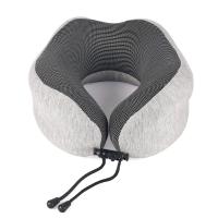 China 2023 Design Memory Foam U Neck Pillow with Cooling Fabric Cover and Easy Carrying Bag for sale