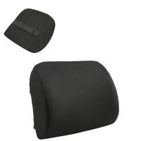 China 100% Polyester Back Lumbar Support Memory Foam Cushion for Office Chair Car Drivers for sale