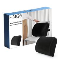 China 100% Polyester Mesh/Velboa Lumbar Pillow BC-006 Ergonomic Design for Office and Hotel for sale