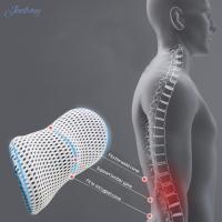 China 2022 Jourm Design Memory Foam Car Headrest Lumbar Support Cushion Relieves Back Pain for sale