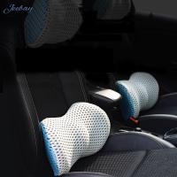 China Square 100% Cotton Memory Foam Backrest Neck Pillow for Ergonomics Automobile Seat for sale
