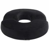 China OEM ODM Acceptabled Geometric Memory Foam Sponge Ring Cushion for Car Pressure Relief for sale