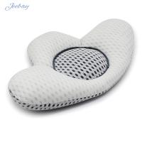 China Cotton Knitted Jourm Ergonomic Orthopedic Backrest Back Cushion Lumbar Support Pillow for sale
