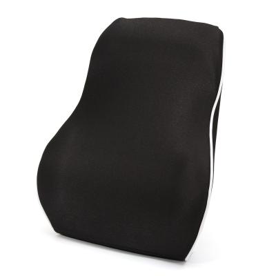 China Hotel Woven 100% Polyester Square Memory Foam Filling Car Back Support for Office Chair for sale