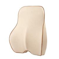 China Polyester Ergonomic Car Seats Waist Support Backrest Memory Cotton Pain Relief Pillow for sale