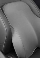 China Polyester Ergonomic Car Seats Waist Support Backrest Memory Cotton Pain Relief Pillow for sale