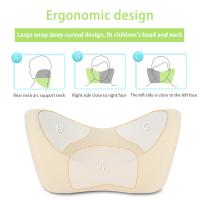 China Soft And Comfortable Kids Cars Memory Foam Pillow For Car Seat Seatbelt Cover For Kids for sale