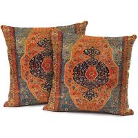 China High Density Foam Custom Nordic Style Pillow Embroidered Home Decor Cushion Cover Blank 9 Panel Photo Polyester for sale