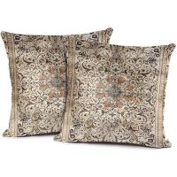 China High Density Foam Custom Nordic Style Pillow Embroidered Home Decor Cushion Cover Blank 9 Panel Photo Polyester for sale