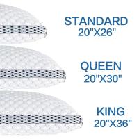China JOURM Cooling Shredded Memory Foam Pillow Hot Seller Washable Bed Bamboo For Sleeping for sale