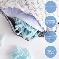 China JOURM Cooling Shredded Memory Foam Pillow Hot Seller Washable Bed Bamboo For Sleeping for sale