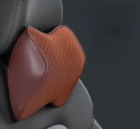 China Comfortable Memory Foam Back Car Pillow with Customized Design Printing for sale