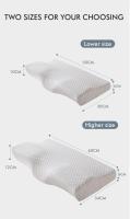 China Hotel JOURM Contoured Cervical Orthopedic Memory Foam Pillow with Butterfly Shape for sale