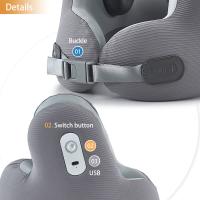 China Jourm Music Bluetooth Noise Reduction Neck Support Rest Cushion for Airplane Travel for sale