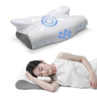 China Memory Foam Contour Orthopedic HRON Sleeping Pillow by JOURM HNOS Custom Woven Design for sale