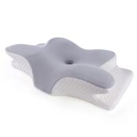 China Custom-made Butterfly Sleep Square Memory Foam Cervical Pillow for Neck Pain Comfort for sale