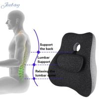 China Customizable Multi-functional Memory Foam Lumbar Pillow for Work and Home Better Comfort for sale