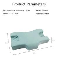 China Customized Color Anti Aging Neck Pillows Woven Stomach Sleeper Pillow for Pain Relief for sale