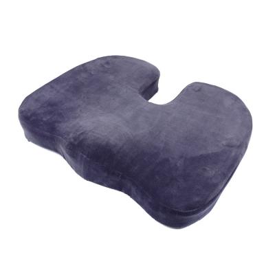 China Black and Grey Memory Foam Office Chair Orthopedic Seat Cushion for Ultimate Comfort for sale