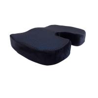 China Black and Grey Memory Foam Office Chair Orthopedic Seat Cushion for Ultimate Comfort for sale