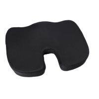 China Black and Grey Memory Foam Office Chair Orthopedic Seat Cushion for Ultimate Comfort for sale