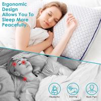 China Healthy Sleep Deep Sleep Cooling Pillow for Side Back and Stomach Sleepers at Festival for sale
