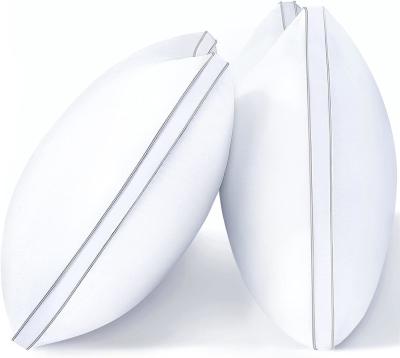 China Queen Size Set of 2 Pillows for Sleeping Fluffy Memory Foam Filling is customized Yes for sale