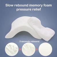 China Comfortable Memory Foam Arm Rest Pillow for Side Sleepers Removable and Washable for sale