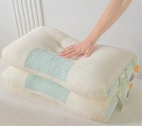 China Sleep Massage Pillow with Skin-Friendly Knitted Fabric and Cervical Spine Protection for sale