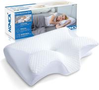 China Filling Memory Foam Cervical Pillow 2 in 1 Ergonomic Contour for Neck Pain Relief for sale